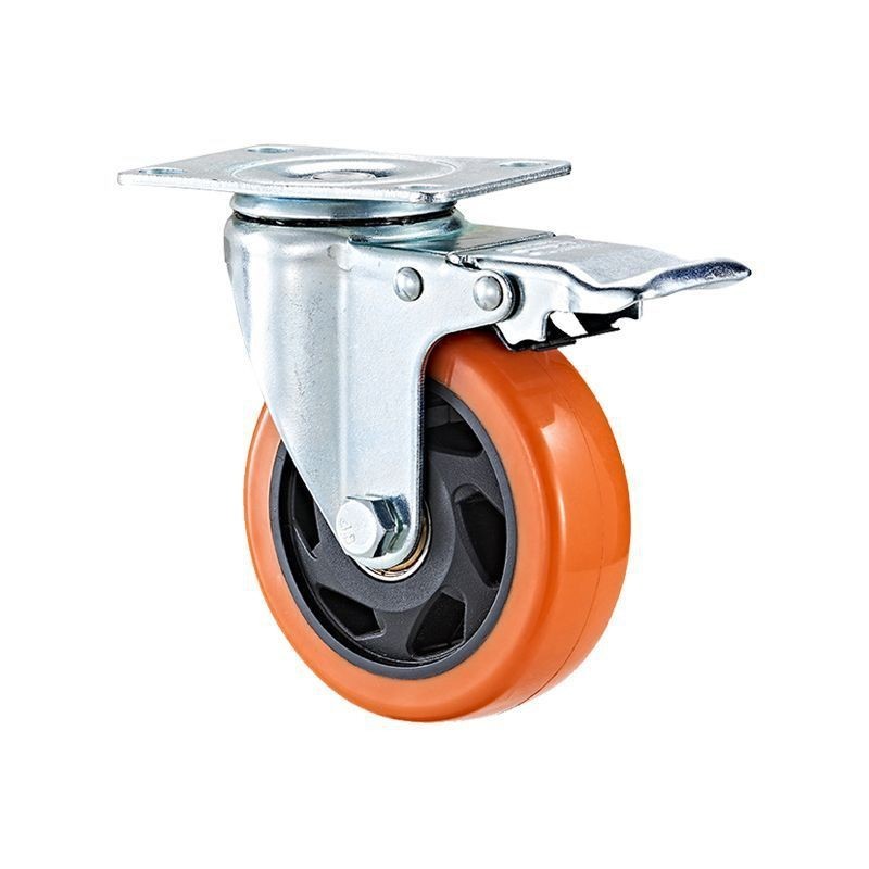 Caster Wheel Heavy Duty Trolley Wheel Swivel Lock Caster 3/4/5 inch ...