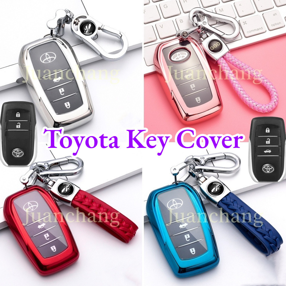 Tpu Car Key Case Cover holder for Toyota RAV4 Crown Hilux Fortuner ...