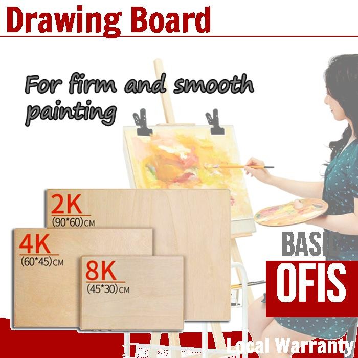 Solid Wooden Art Mounting Drawing Sketch Board | Shopee Singapore