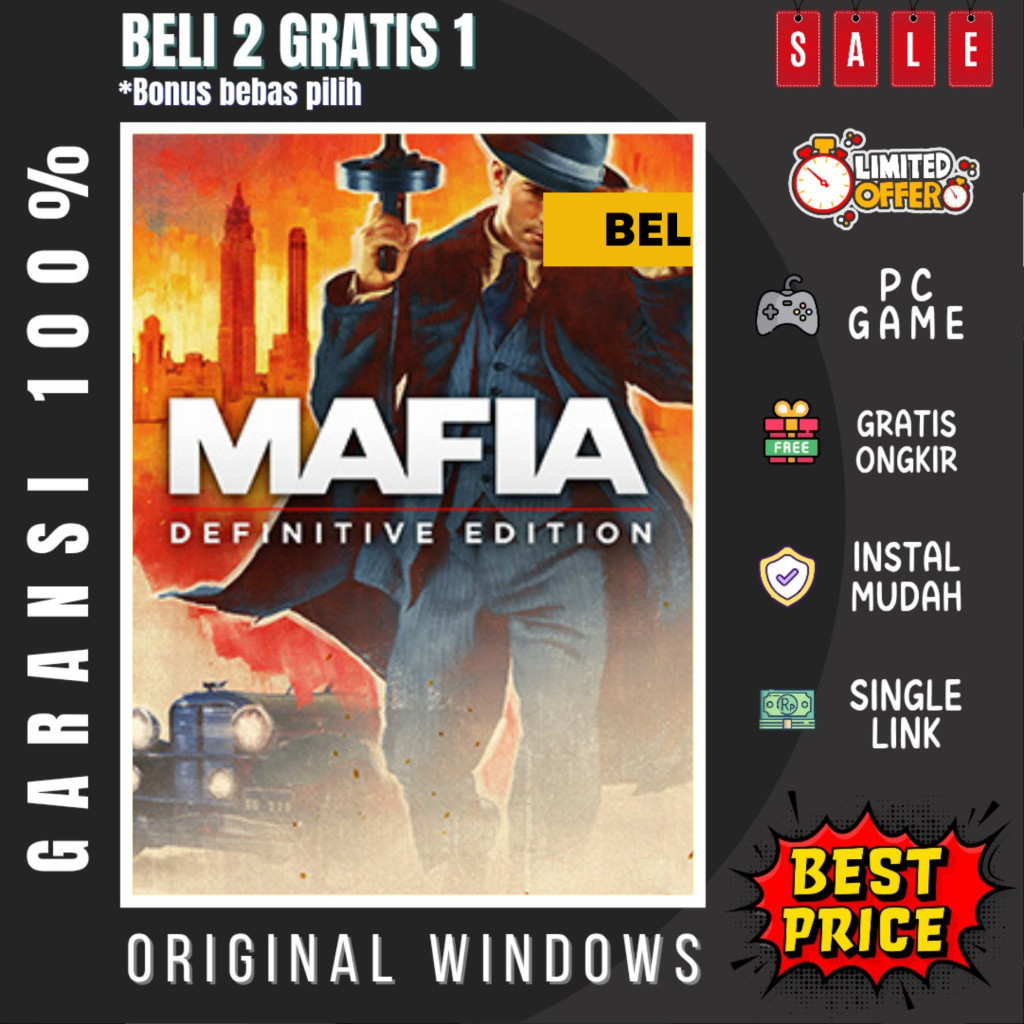 Mafia DEFINITIVE EDITION - PC GAMES - LAPTOP GAMES - PC GAMES - BUY 2 ...