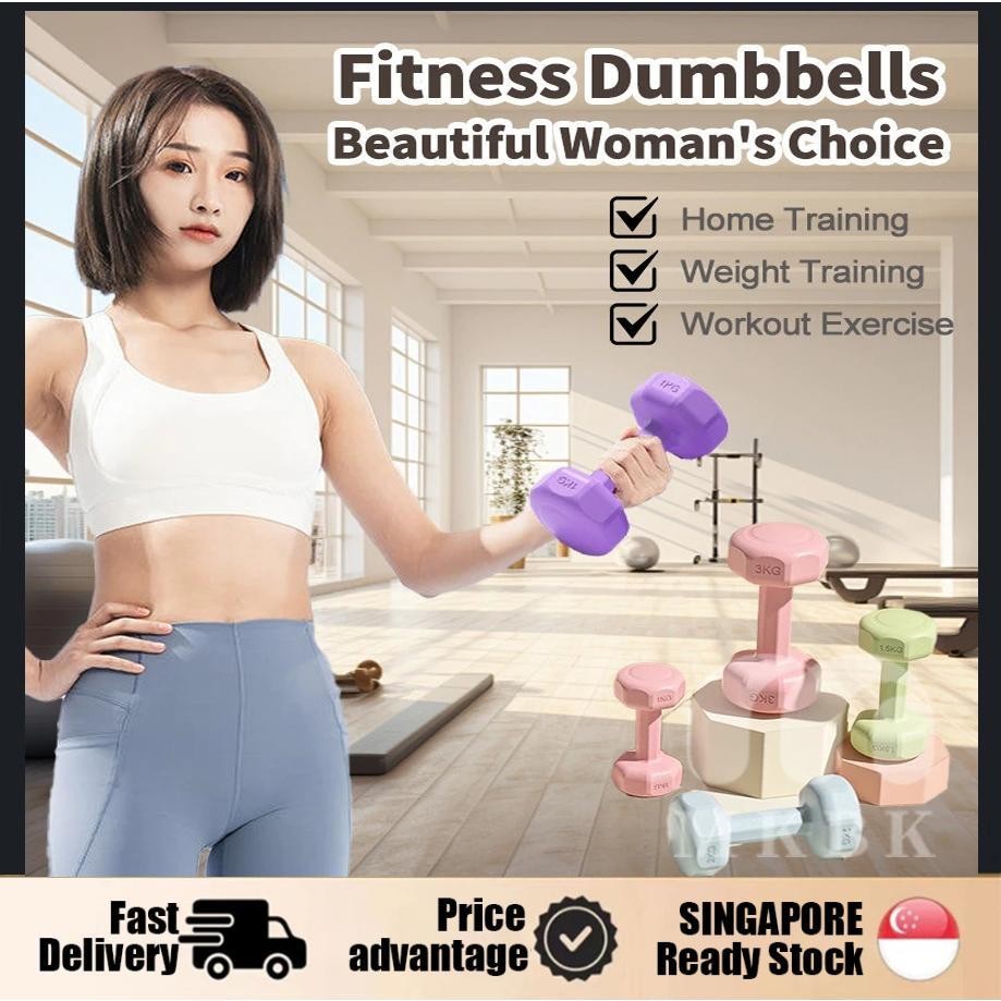 🔥SG 24H Shipping🔥SOLD IN PAIRS! Neoprene Dumbbell 1kg to 3kg Fitness ...