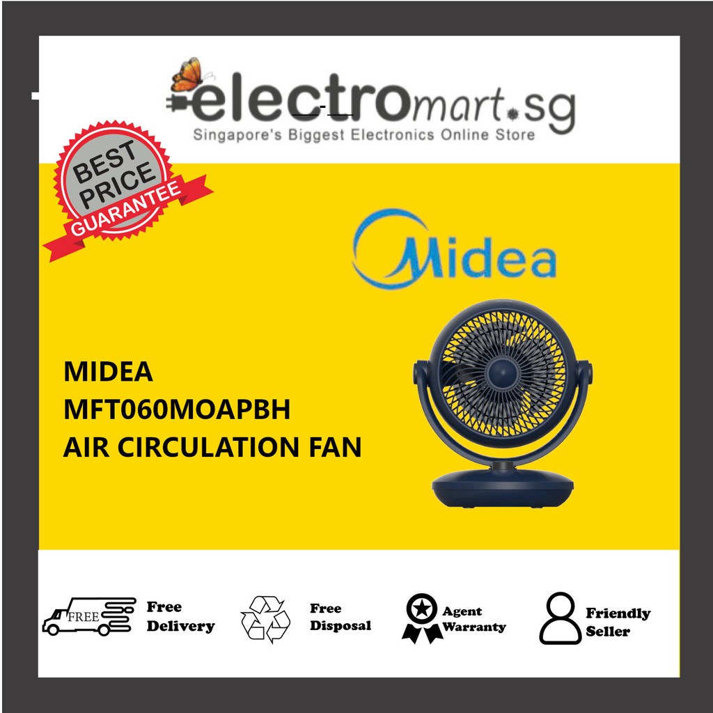 MIDEA MFT060MOAPBH AIR CIRCULATION FAN | Shopee Singapore