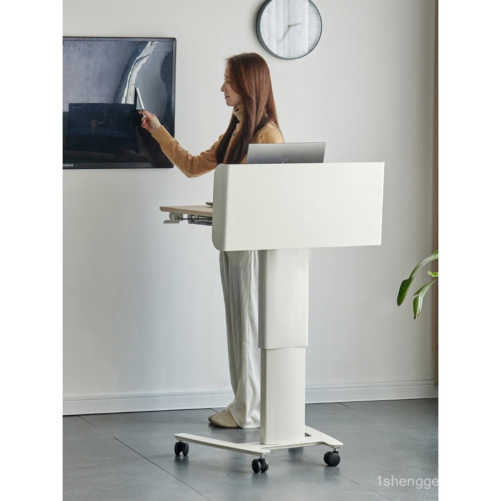 Adjustable Lecture Podium Modern Simple School Classroom Meeting Room ...