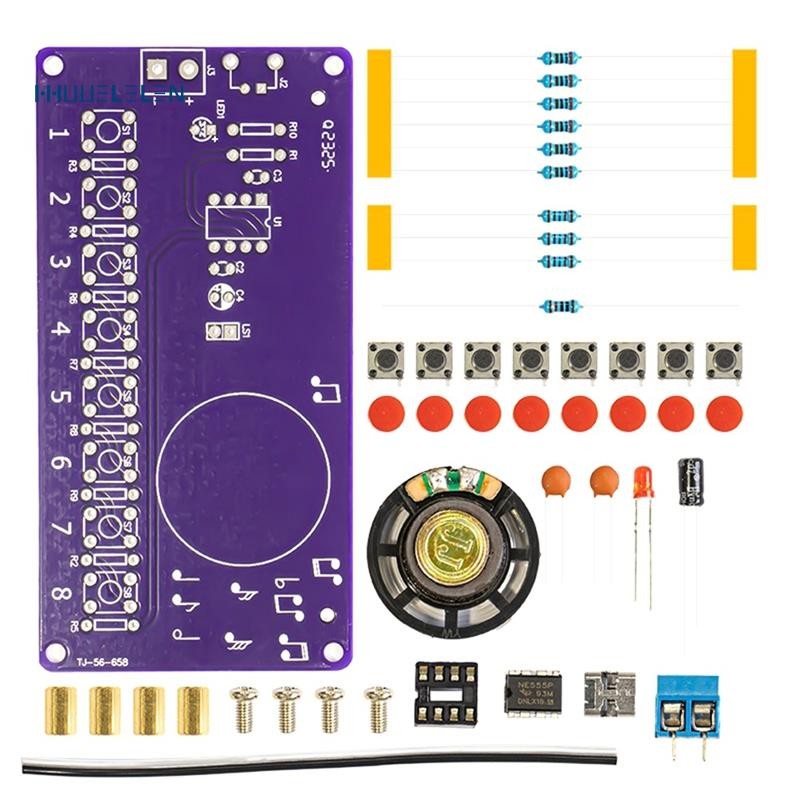 NE555 Electronic Piano Kit NE555 Electronic Piano Kit 8 Steps 8 Steps ...