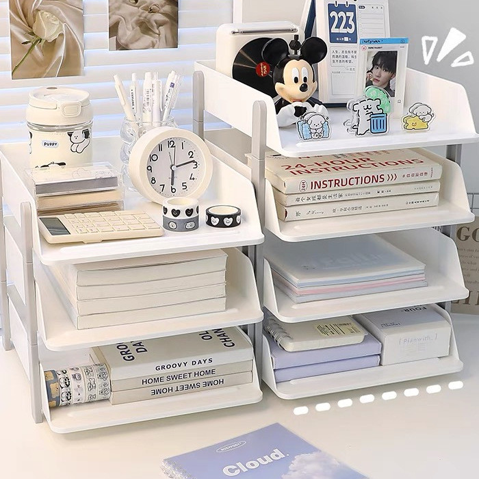 Shopee Official Office File Rack Workstation Artifact Desk Document ...