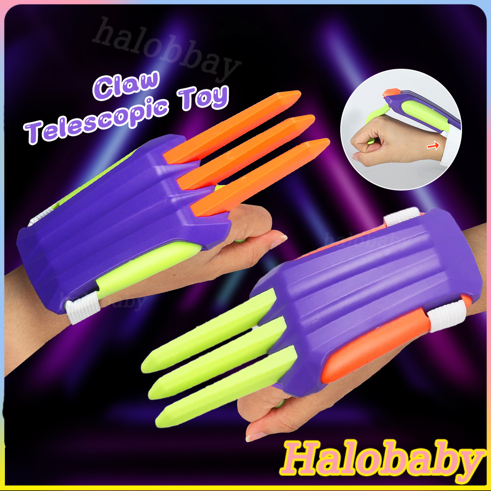 【Halo】Wolverine Claw Toy for Kids Scalable Retractable Claw X-MEN ...