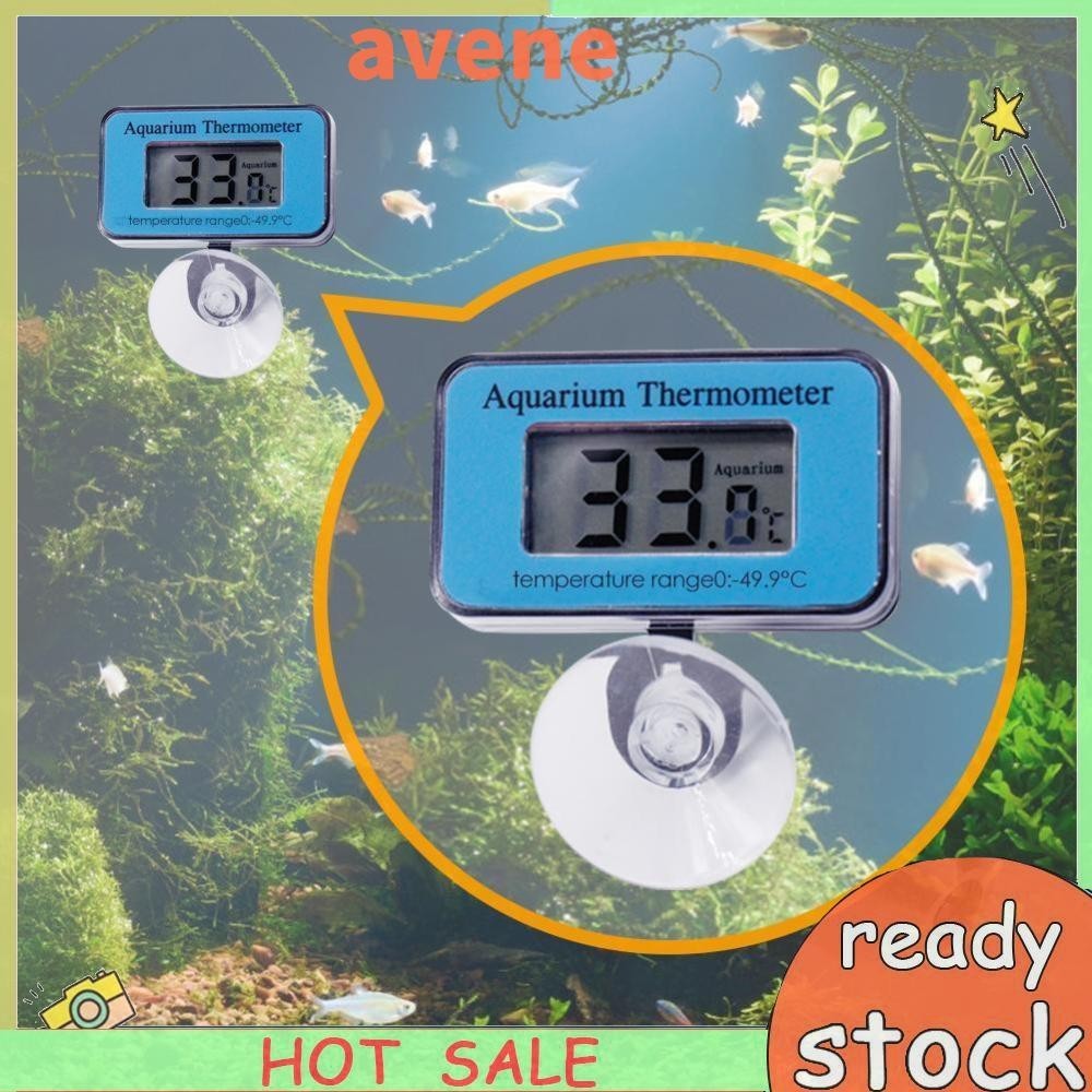 LCD Digital Fish Tank Aquarium Suction Submersible Thermometer Temp ...