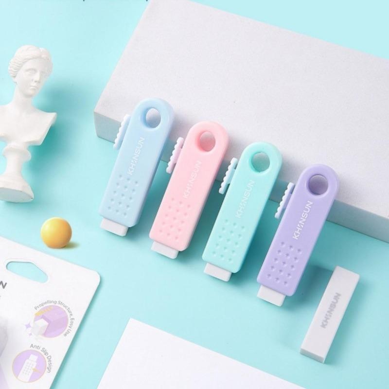 1Pc INS Retractable Eraser Student Examing Drawing Eraser Colorful ...