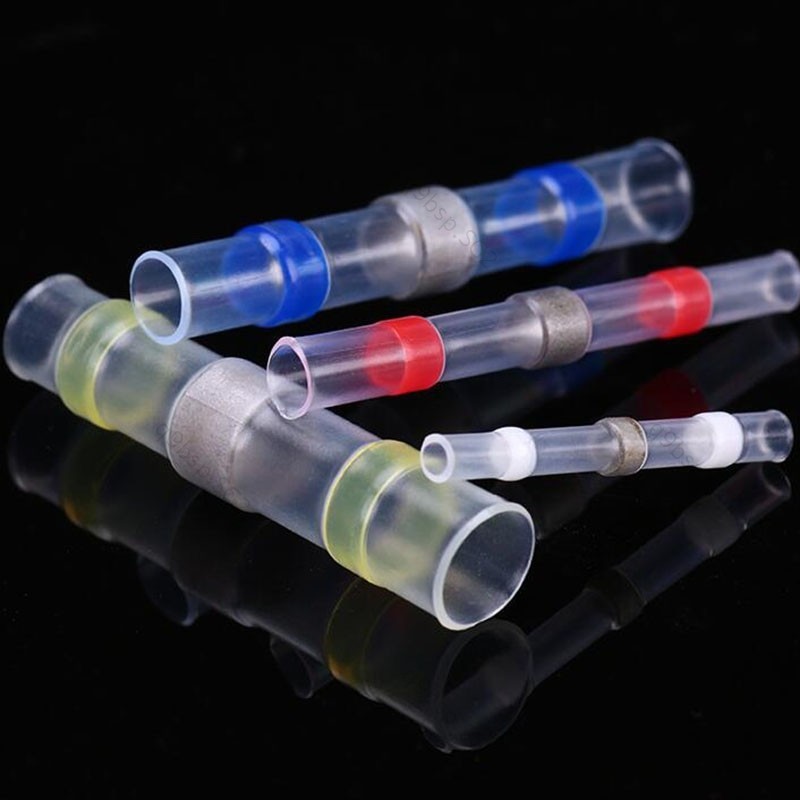 10pcs Waterproof Butt Connectors Solder Electrical Terminals Heat ...