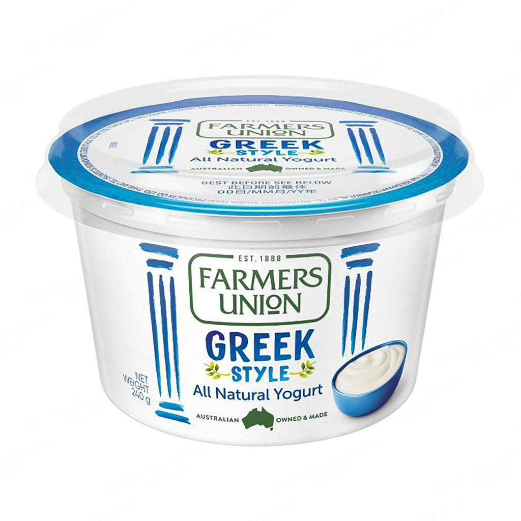 Farmers Union Greek Style Natural Yogurt 240g | Shopee Singapore
