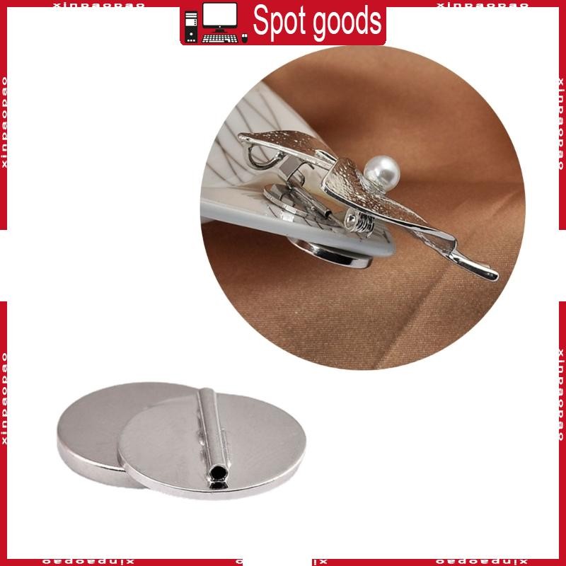 XI 5Pcs Multi-Use Magnetic Brooch Pin Converter Name Badge Magnet Clasp ...