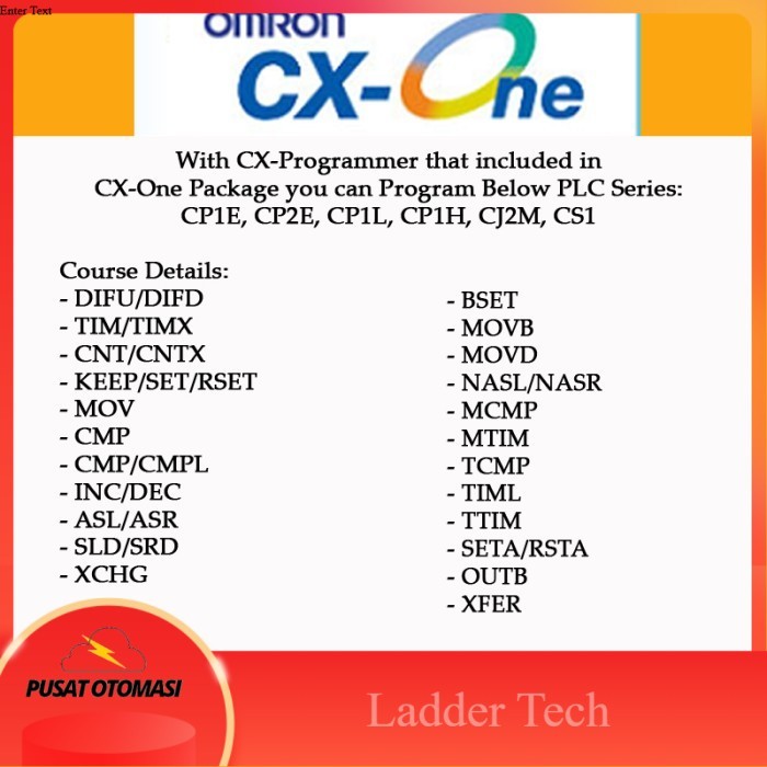 Omron Training PLC Tutorial with CX-Programmer - Learning Video Package - | Shopee Singapore