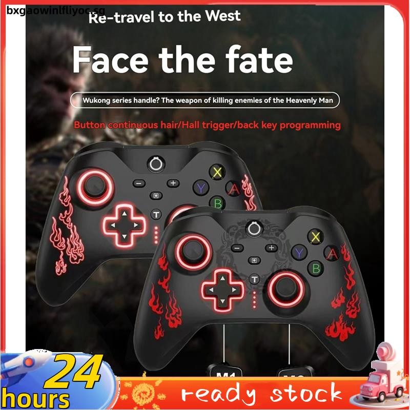 Wireless Gaming Controller with Hall Trigger RGB Light for PC/Nintendo ...