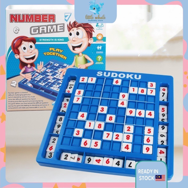 Sudoku Number Game Classic Puzzle Board Development Logic Thinking ...