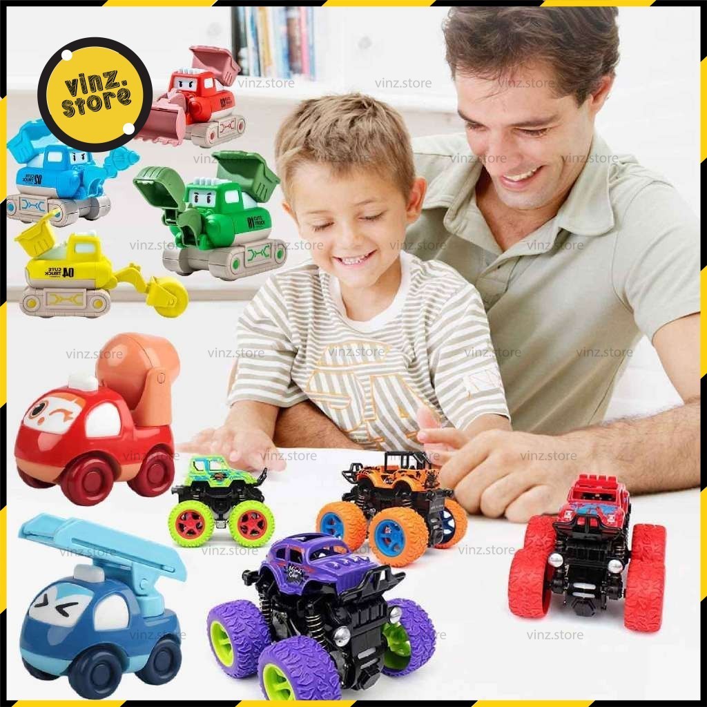 Children Toy Car Kid Inertia Four Wheel Drive Vehicle Monster Truck ...