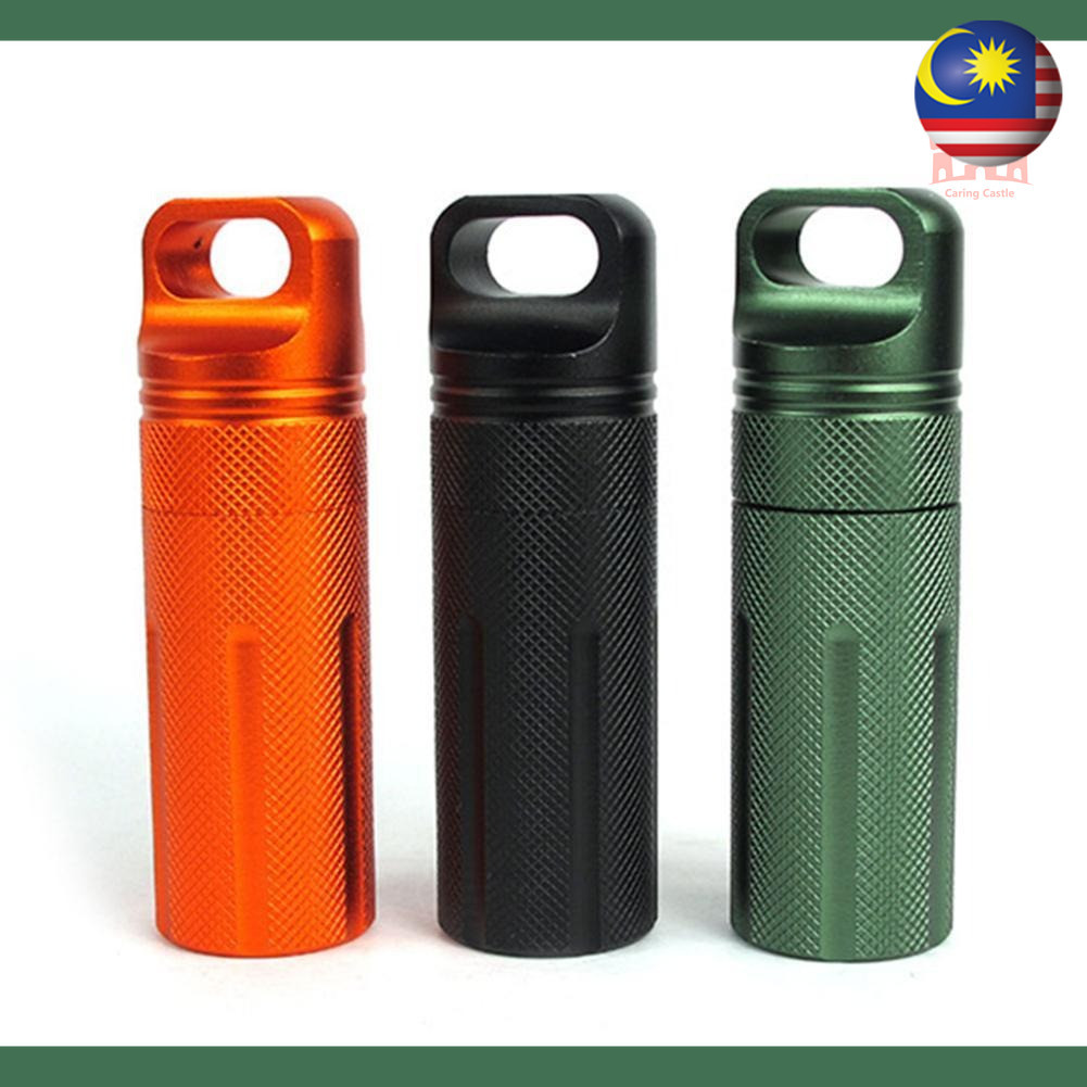 CC Capsule EDC Waterproof capsule seal Waterproof Pill box aluminium ...