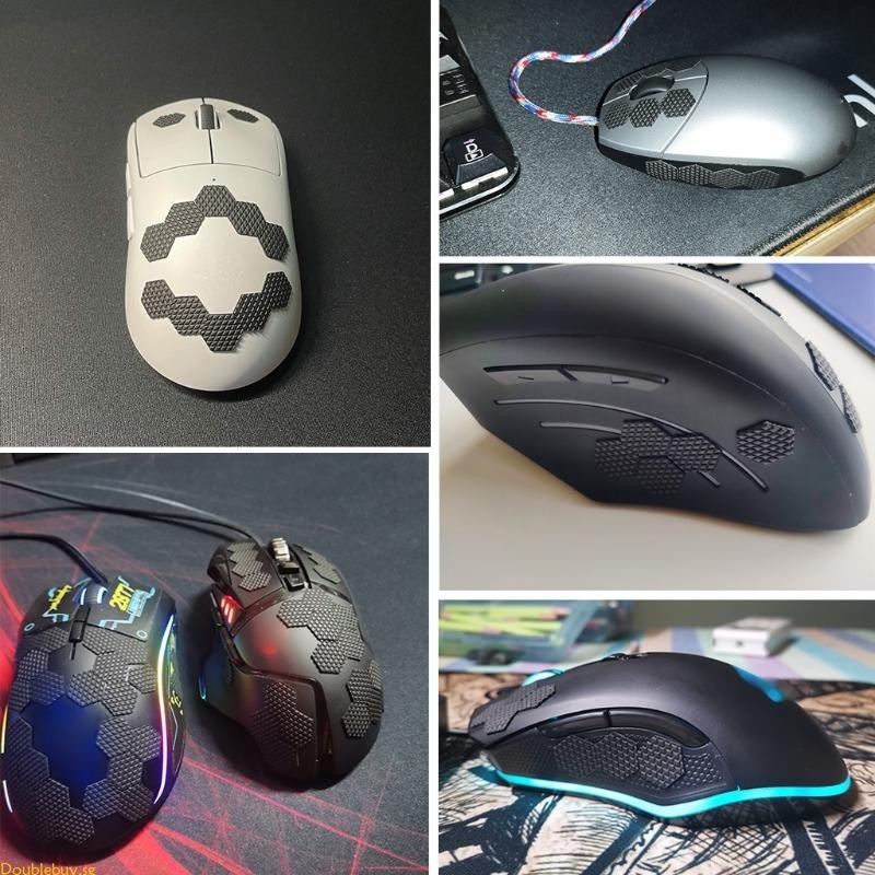 Doublebuy Handmade Non Slip Suck Sweat Mouse Skin Skates DIY Mouse Side ...
