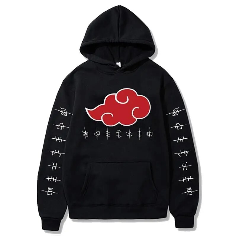 Naruto Akatsuki Cloud Hoodie Printed Pullover Comfortable Best Selling ...