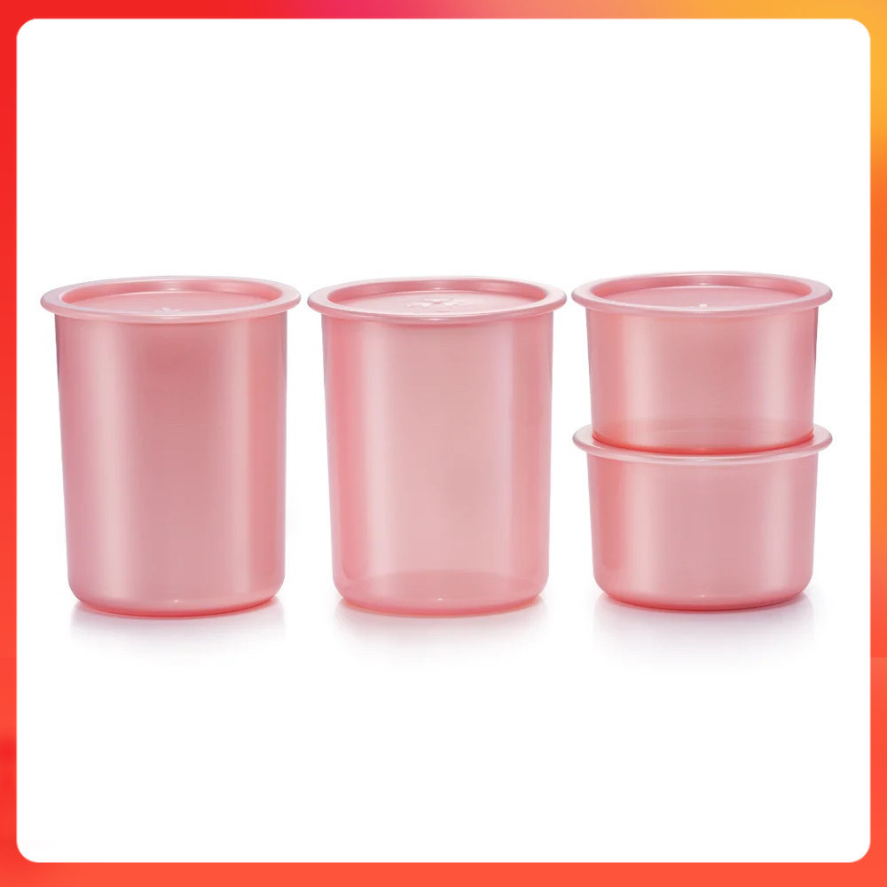 Tupperware 600ml 1.25L Lucky Munch One Touch Set Small Bekas Kuih Raya ...