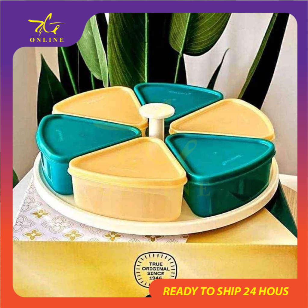 Tupperware Modular Carousel Bekas Kuih Raya Pusing Viral Ramadhan Air ...