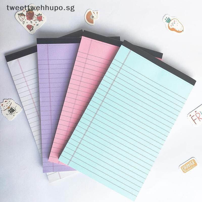 TWE Tearable Legal Pad Office Supplies Ink-proof Tear-off Pages Writing ...