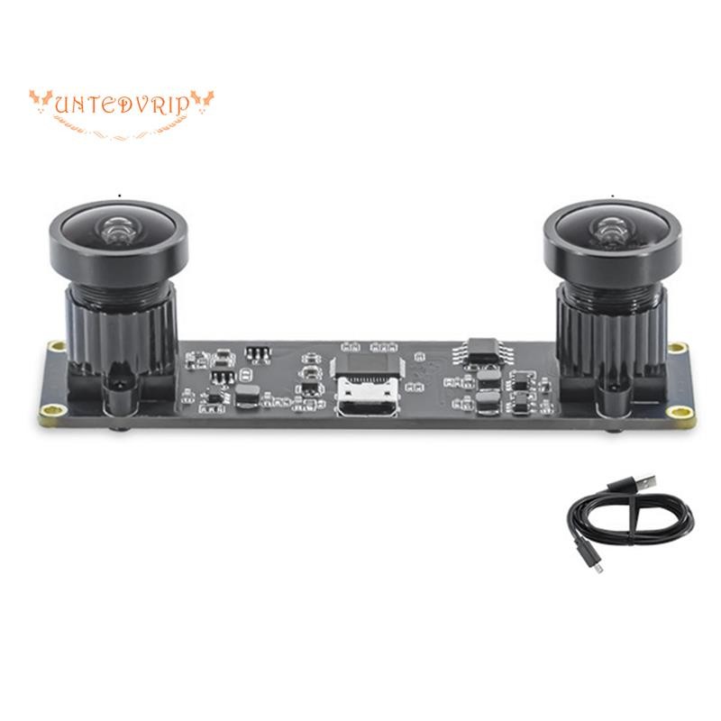 Synchronous 3D Stereo VR USB Camera 3840X1080P 4MP 60Fps Mini USB Dual ...