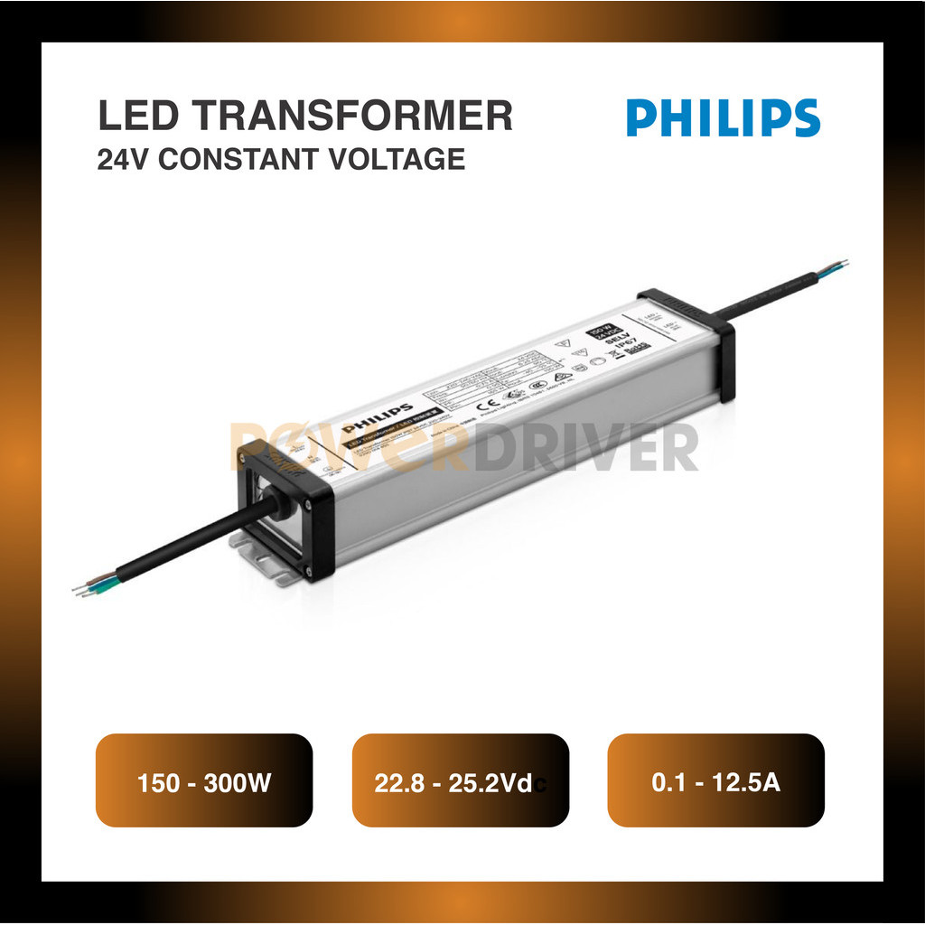 PHILIPS LED Transformer 24V Constant Voltage Outdoor Power Supply 150 ...