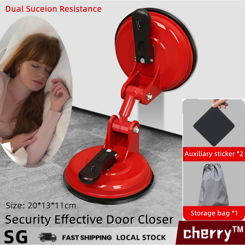 [SG stock]cherry™ Portable Door Lock Self-Defense Door Stop Travel ...
