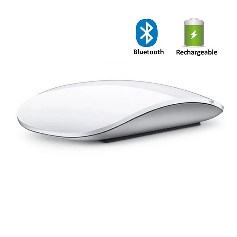 Bluetooth Mouse Wireless 2.4GHz Ergonomic Design Rechargeable Silent ...