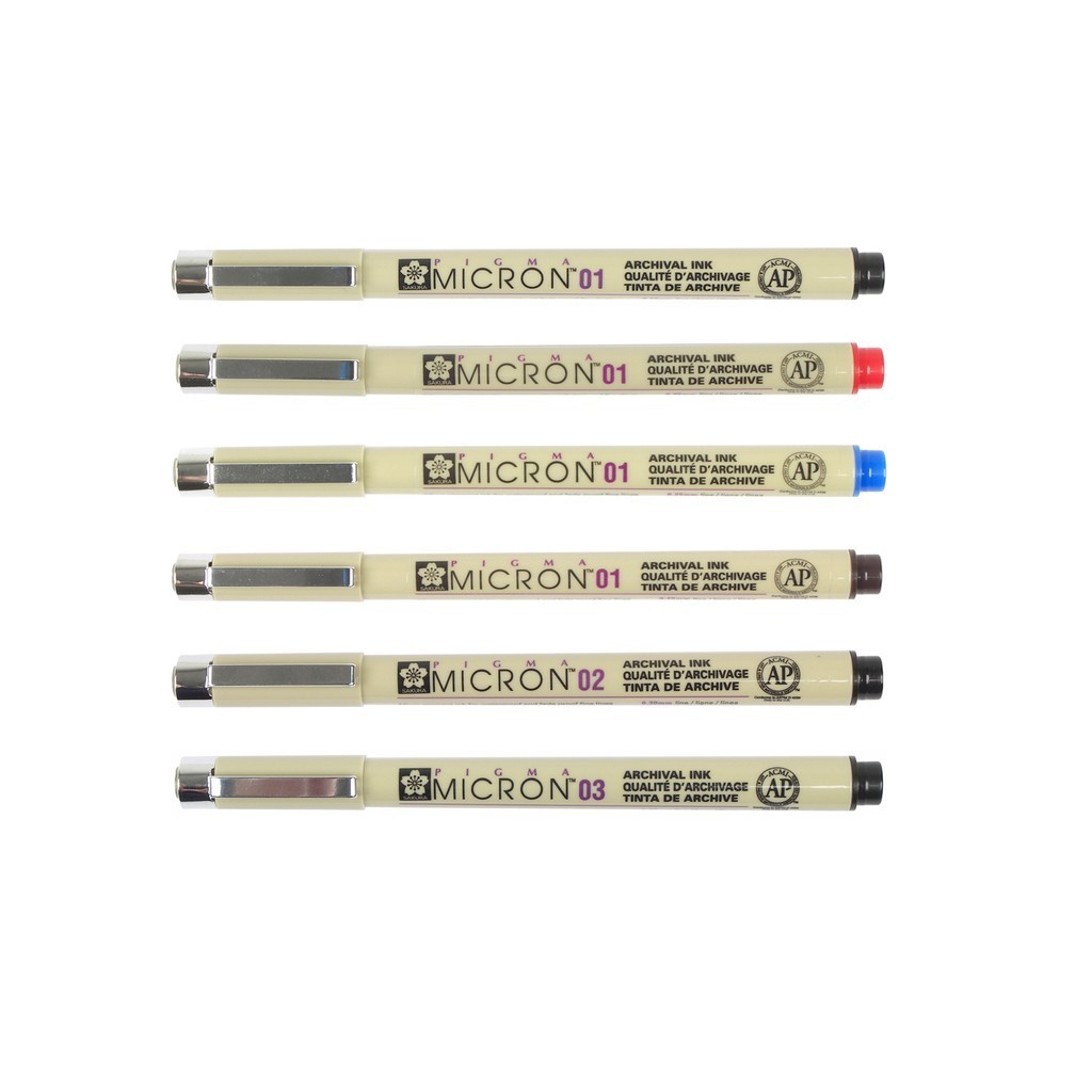 Sakura Pigma Micron 003 005 01 02 03 04 05 08 | Archival Ink Pen ...