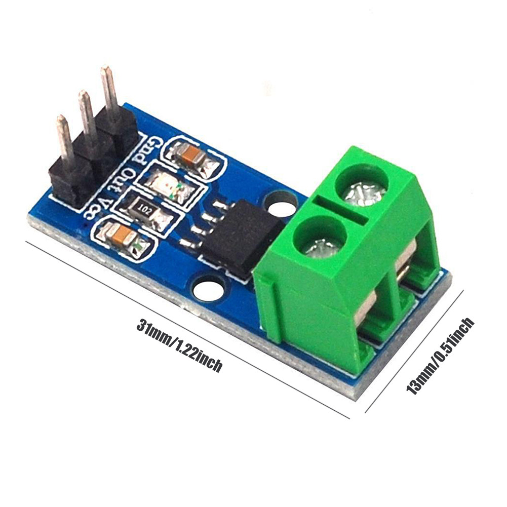 5A/20A/30A Range Current Sensor Board ACS7125A Hall Effect Current ...