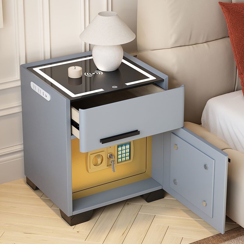 Smart Bedside Cabinet Safe Integrated Multifunctional Home Bedroom ...