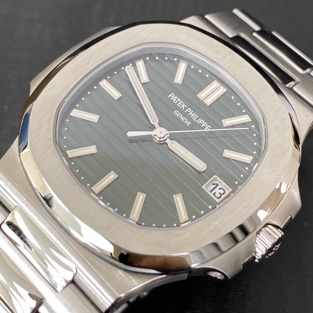 Pppatek Philippe NAUTILUS NAUTILUS Stainless Steel Green Face ...