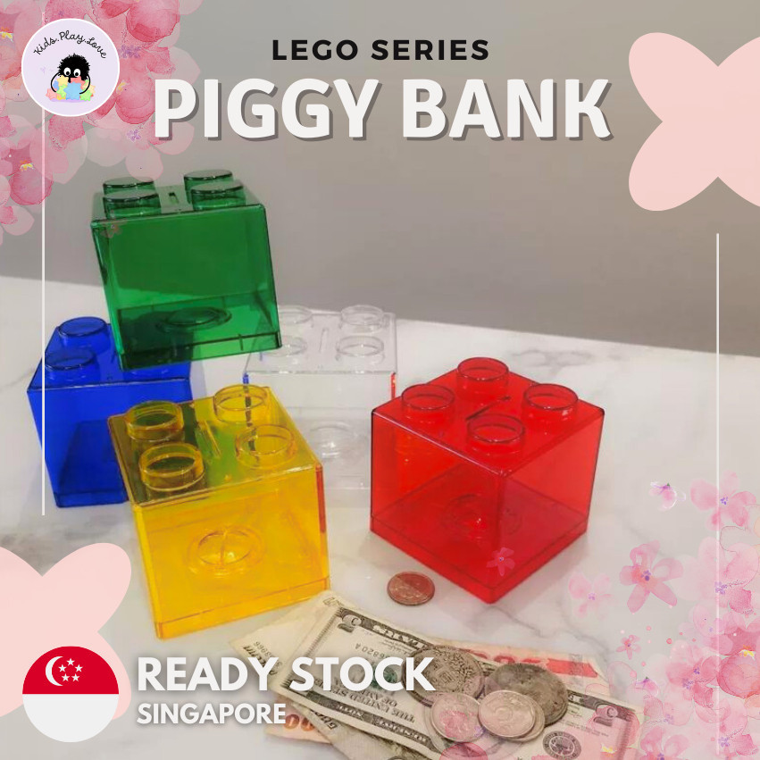 Lego Money Box Piggy Bank Building Block || Children Money Saving ...
