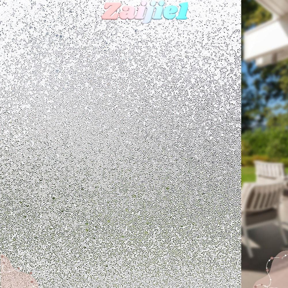 ZAIJIE1 1Roll Window Film, Matte Frosted Glass Heat Insulation Window ...