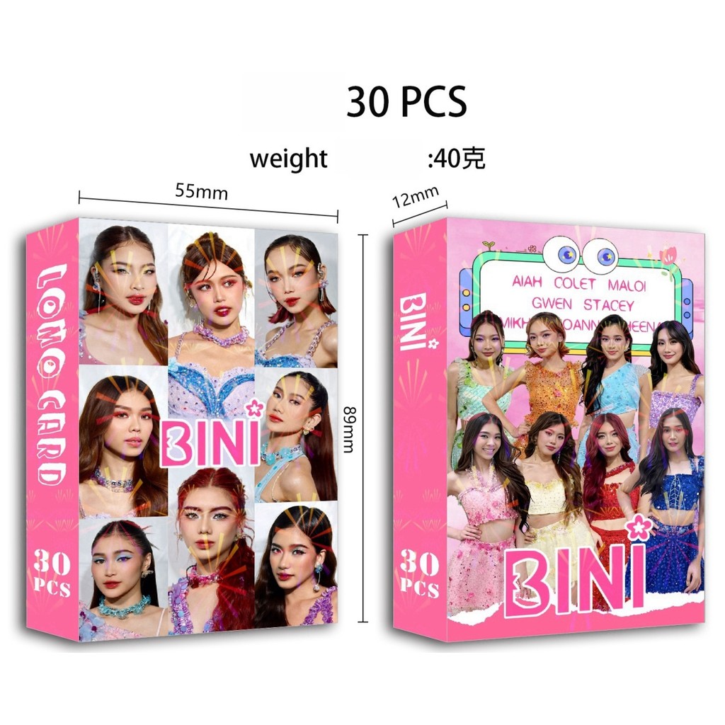 30-55pcs BINI SB19 Grand BINI SB19 verse concert Photocard I Feel Good ...