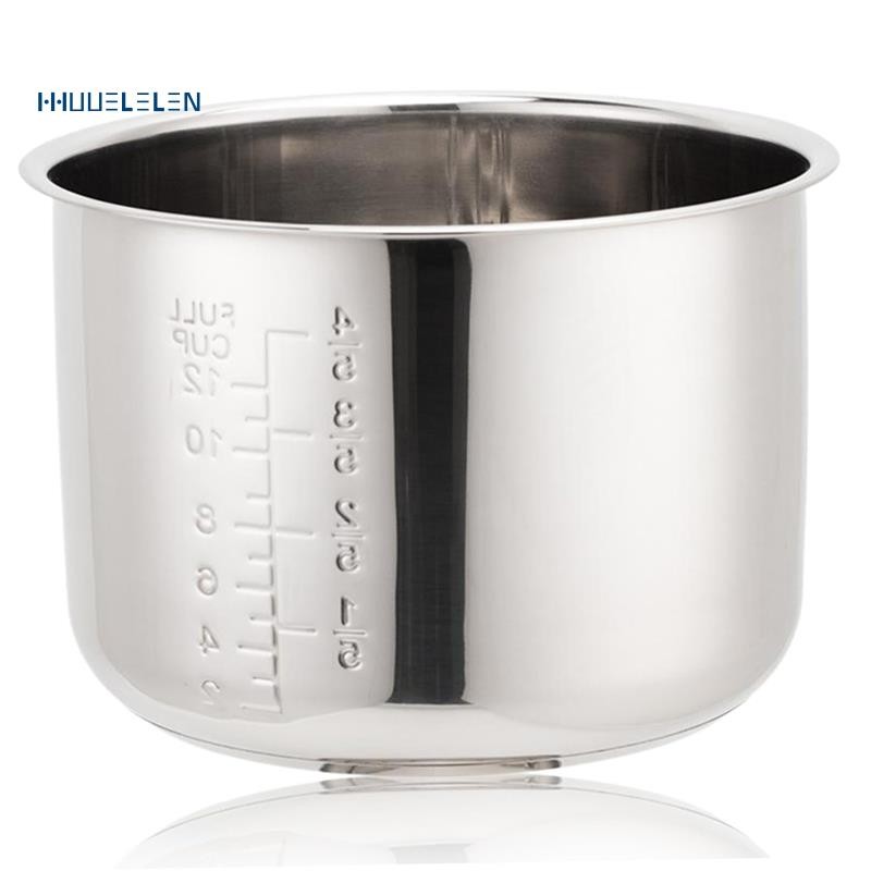 Stainless Steel Rice Cooker Inner Pot 5L,with Scale for Rice Pot Rice ...