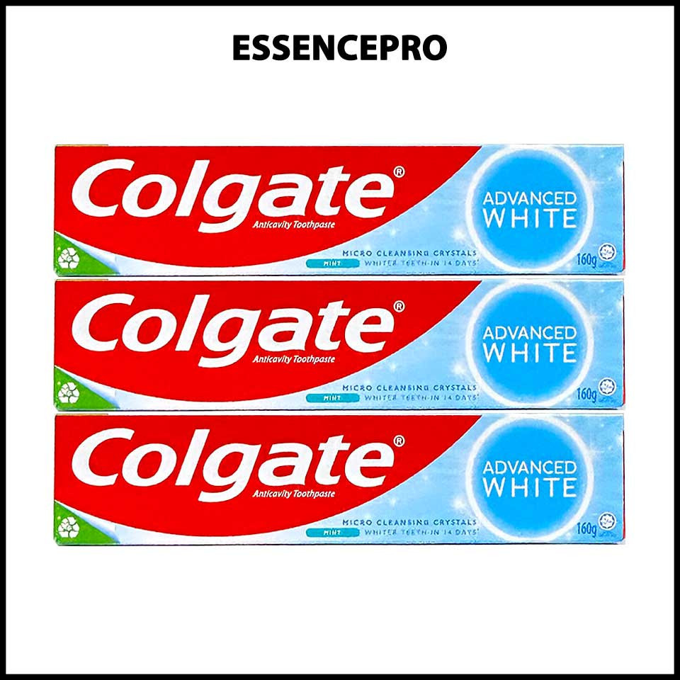 Colgate Anticavity Toothpaste Advanced White (160g) | Shopee Singapore