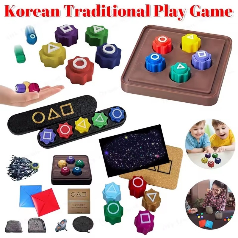 Korean Folk Game Set Gonggi Korean Game Stone Set Catching Toy Gonggi ...