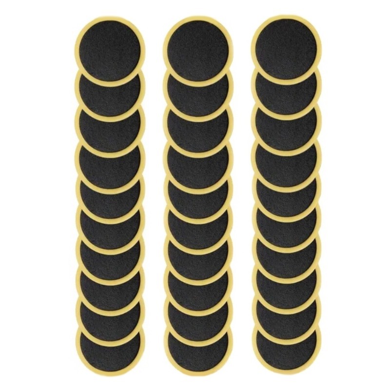 KIN 30 Pcs Glueless Bike Tube Tire Puncture Patches Bycicles Inner Tube ...