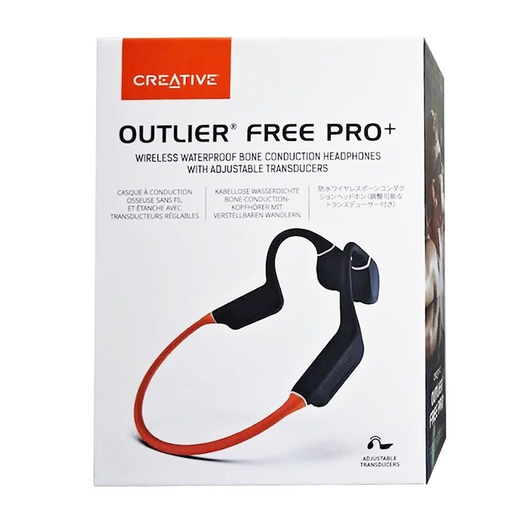 Creative Outlier Free Pro+ (Orange) Wireless IPX8 Bone Conduction Headphones | Shopee Singapore