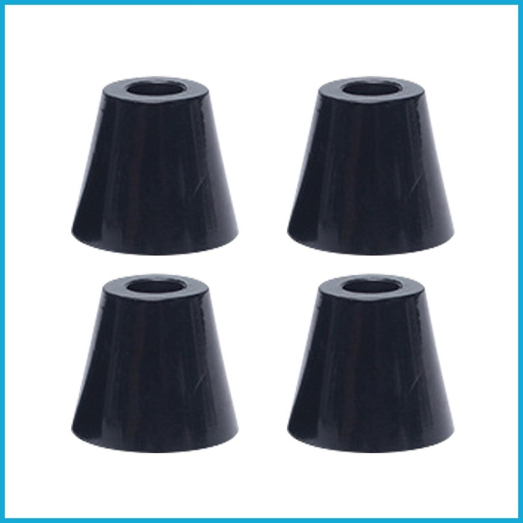 Rubber Chair Feet Screw On 4PCS Non-Slip Round Furniture Rubber Feet ...