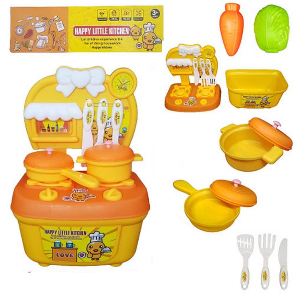 KITCHEN ACCESSORIES SET TOY / HAPPY LITTLE KITCHEN SET TOYS / KITCHEN ...