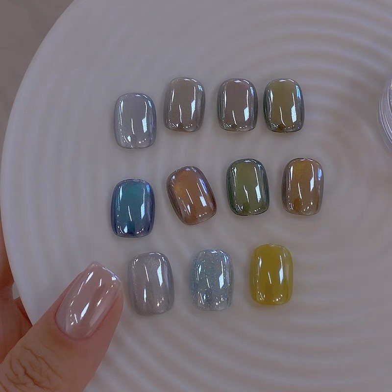 Original Crystal Plating Powder Manicure Glitter Powder Color Plating ...