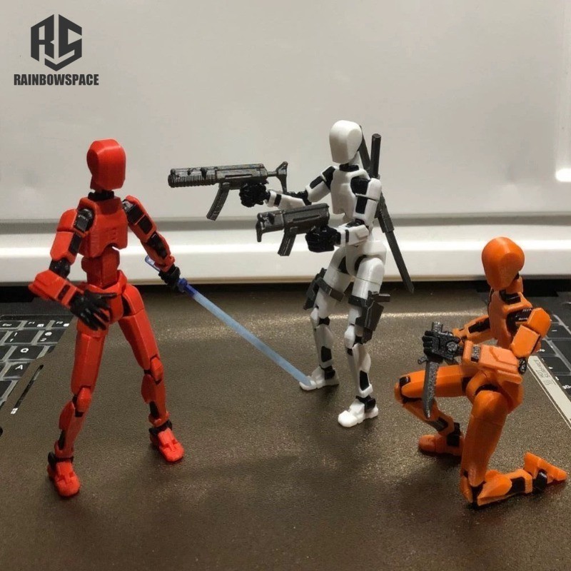 Building Block 13 Multi Joint Mobile Dolls Upgraded Version 3D Printing ...