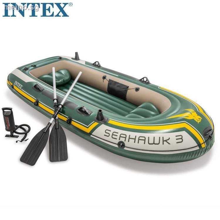 INTEX 2-person inflatable boat kayak rubber boat outdoor fishing boat ...
