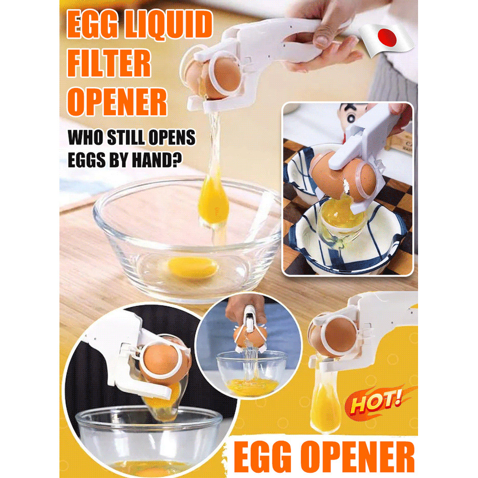 Handheld Shell Opener Handheld egg liquid filter opener Separate Egg ...