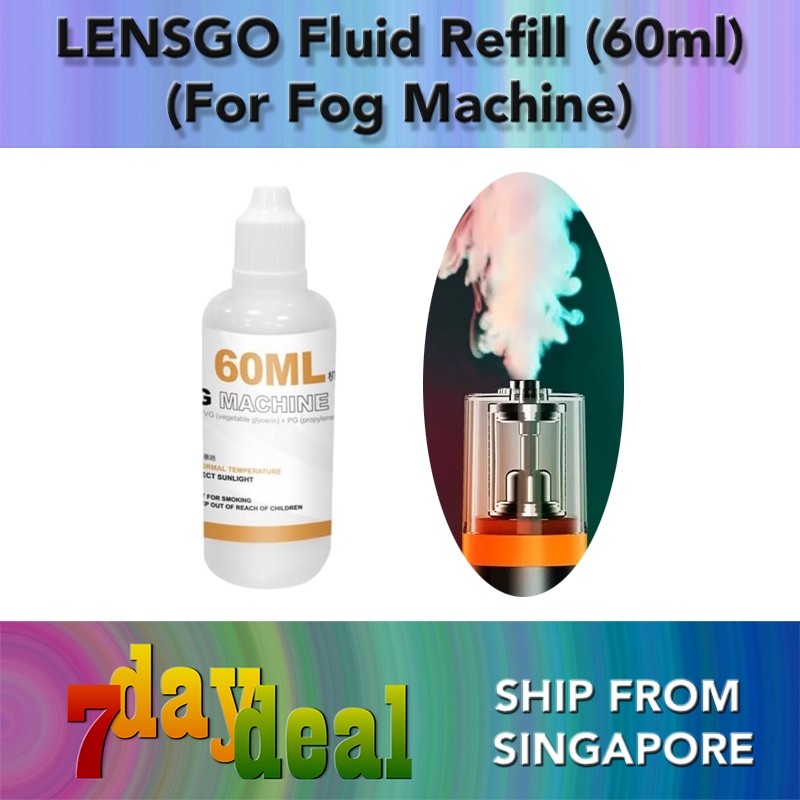 LENSGO Fog Machine Liquid / Fluid Refill (60ml) | Shopee Singapore