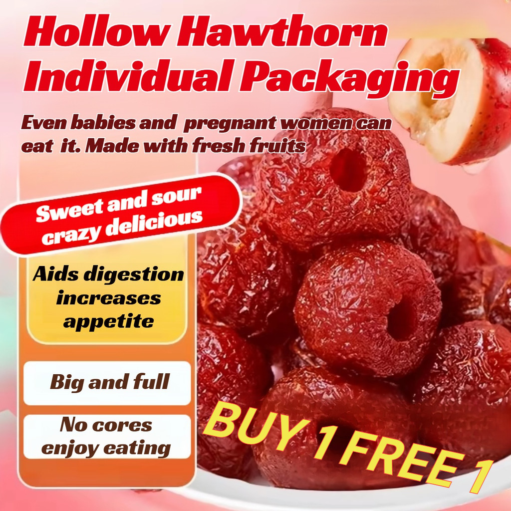 🎁Perfect Raya Gift🎁 Hollow Hawthorn Snacks Independent Pack/Chinese Red ...