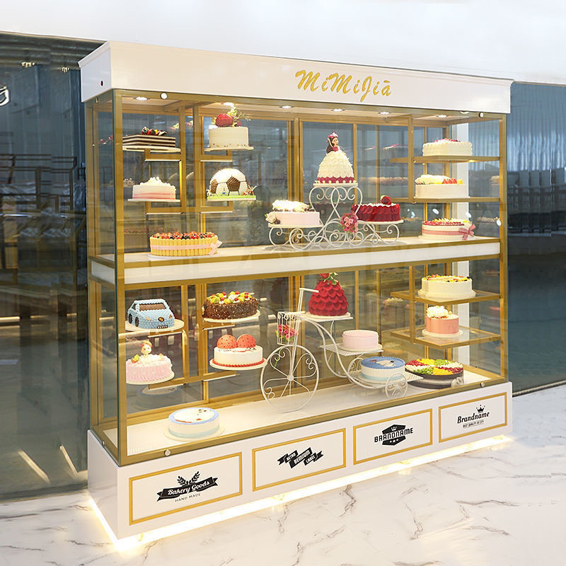 Cake Shop Cake Model Cabinet Display Stand Bread Cabinet Display ...